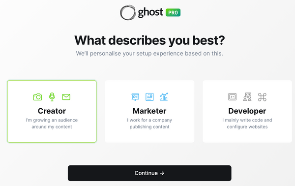 How to set up your Ghost.org account and billing
