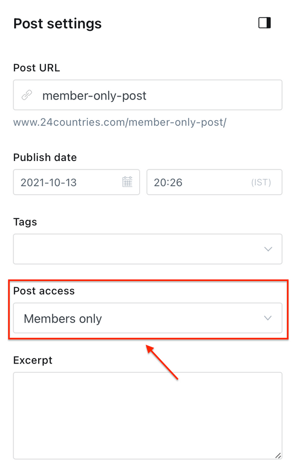 Create member-only content to encourage readers to subscribe